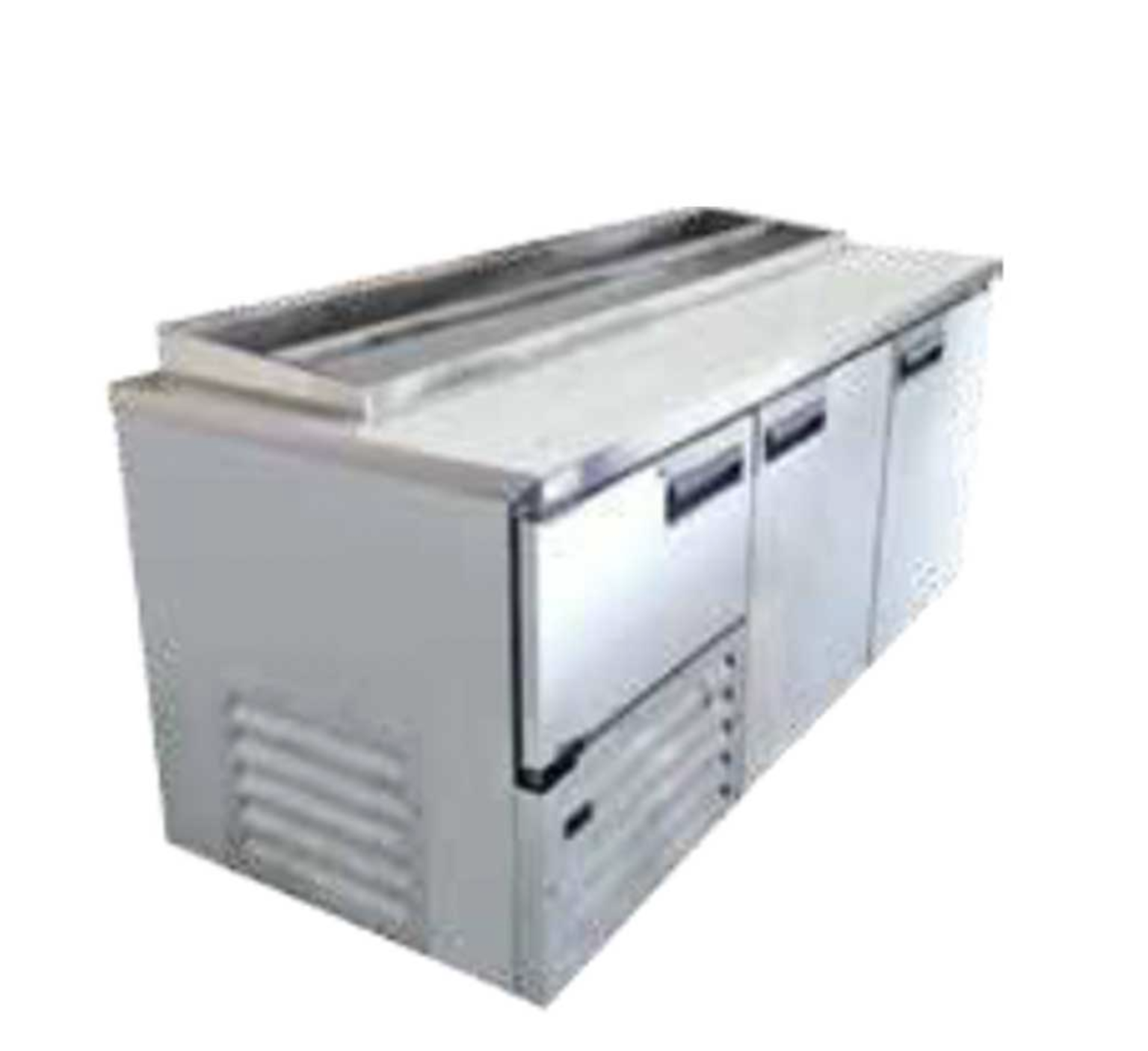 Double Row Pizza Top Underbar Fridge – 1780mm - COMMERCIAL FRIDGE & FREEZER